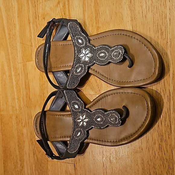 Madeline Stuart | Shoes | Madeline Stuart Jeweled Sandals | Poshmark